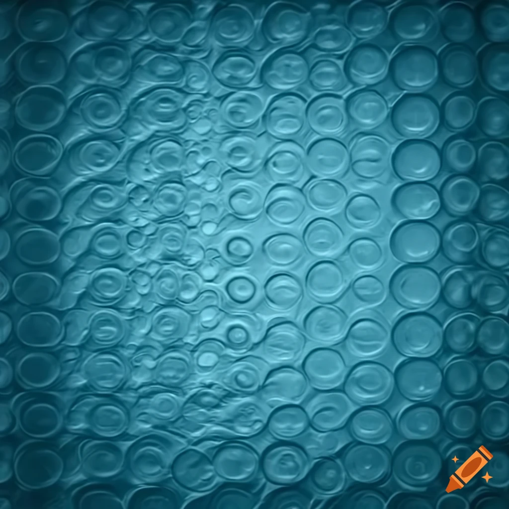 Realistic 2d background with bubble tiles