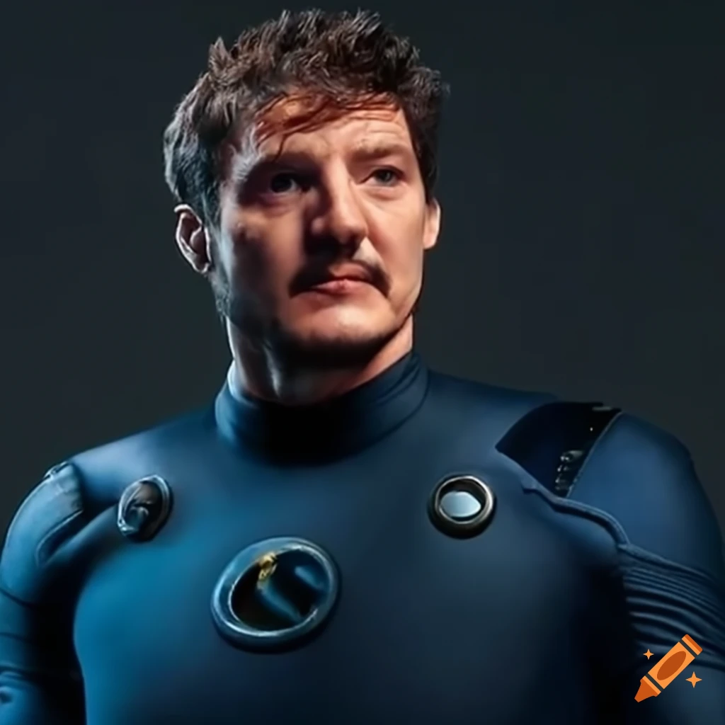 Pedro pascal as reed richards in fantastic four on Craiyon