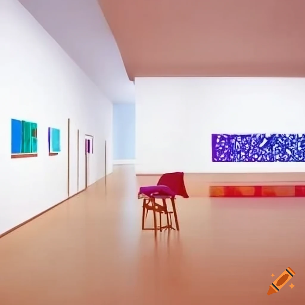David Hockney's Anomalistic Space artwork on Craiyon