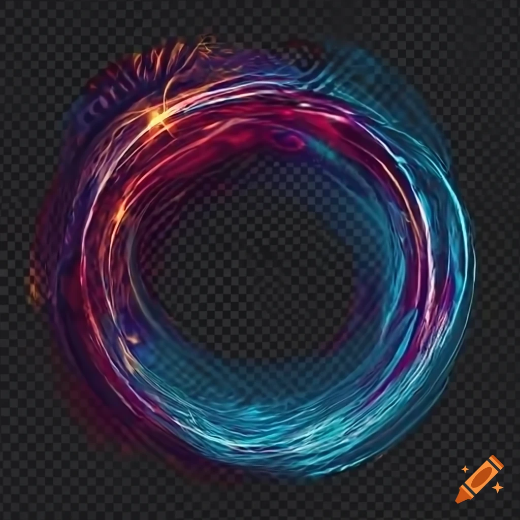 Particle effect with alpha channel on Craiyon