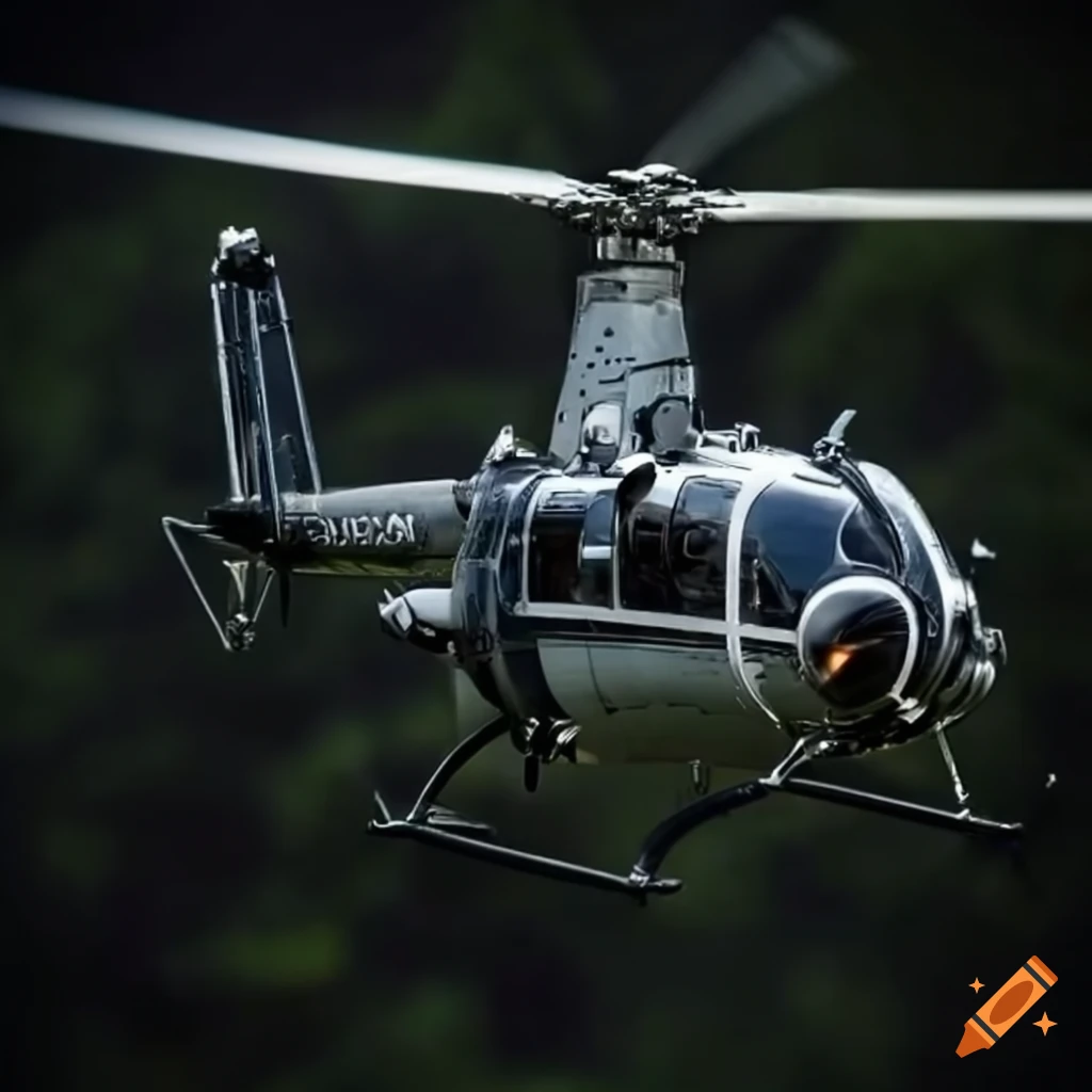 Helicopter with notar technology on Craiyon