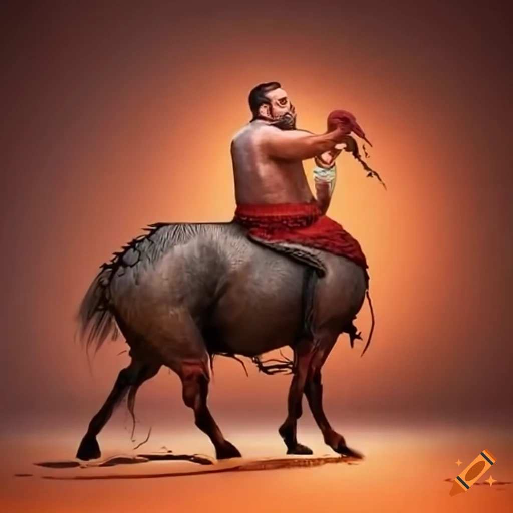 Man riding a turkey as a horse on Craiyon