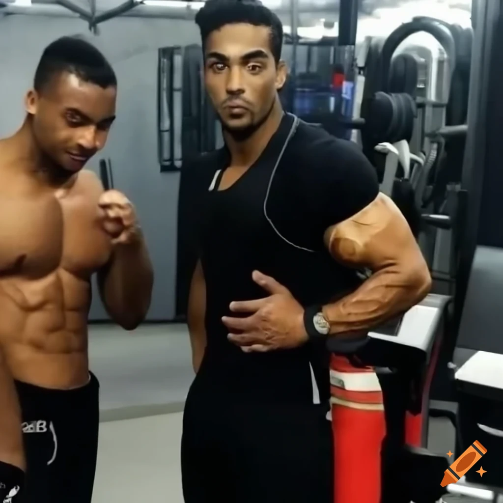 Mirror selfie of a confident and masculine man on Craiyon