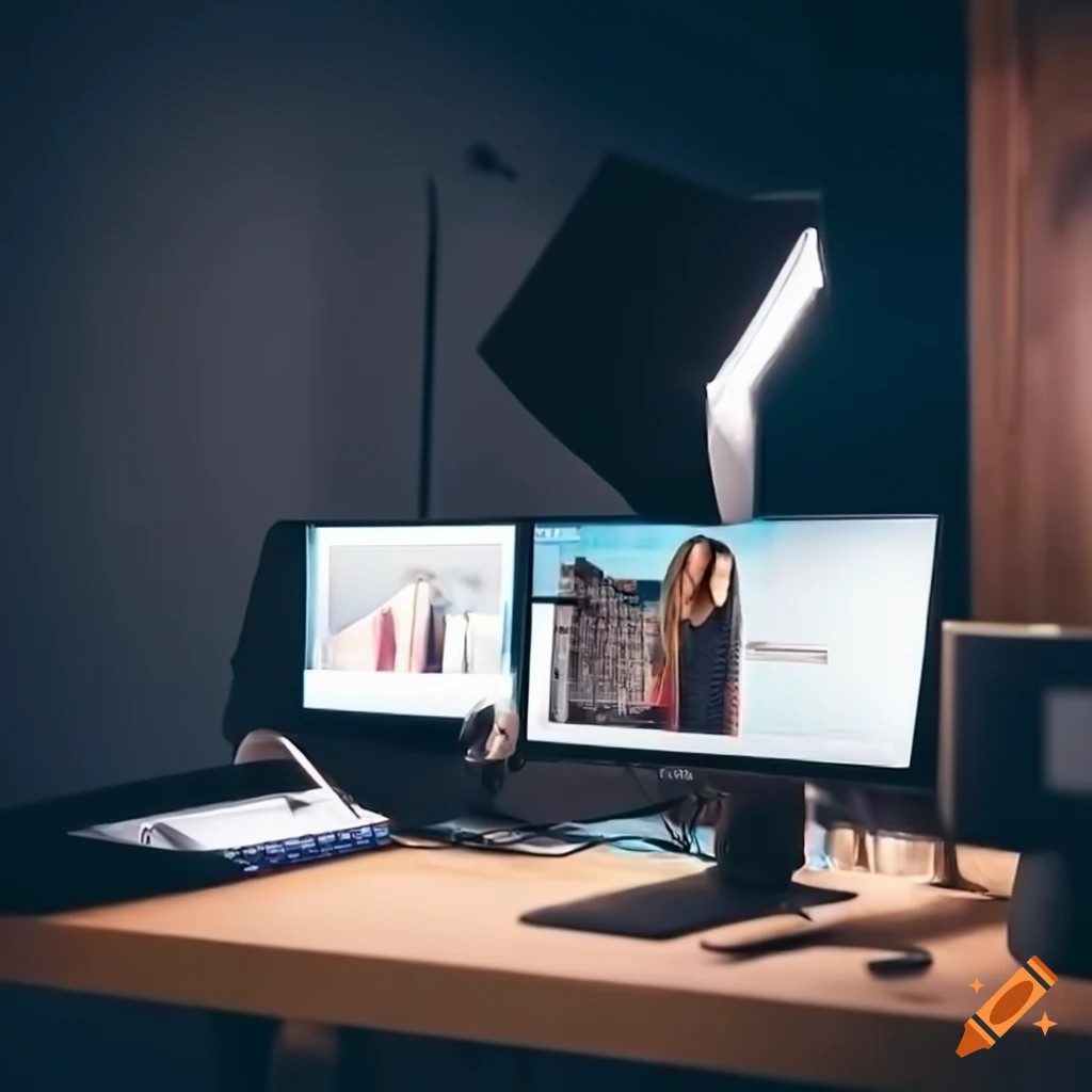 Conceptual image of a programmer working late at night on Craiyon