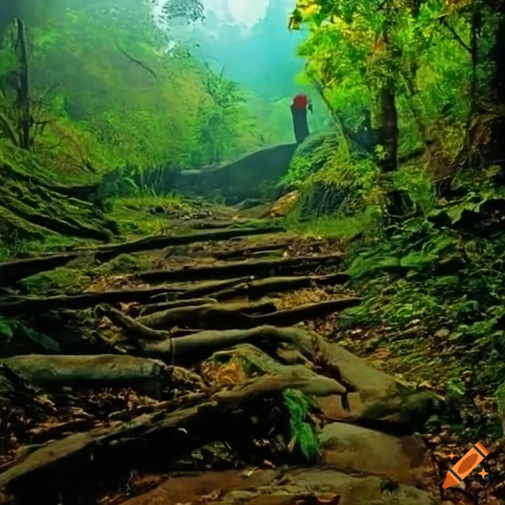 Picture of a jungle in jharkhand