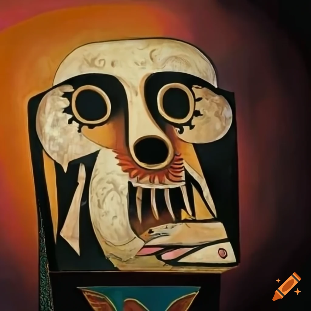 Luxury painting of picasso's guernica on Craiyon