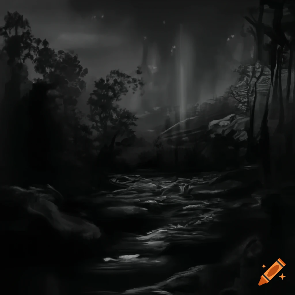 Artistic representation of vast landscapes