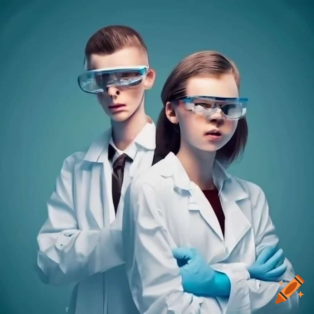 Poshly dressed scientists heading to a party with mountains in the ...