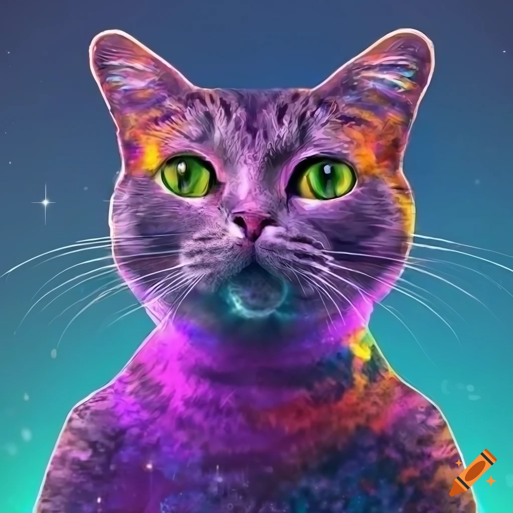 Cat astronaut on mars on Craiyon