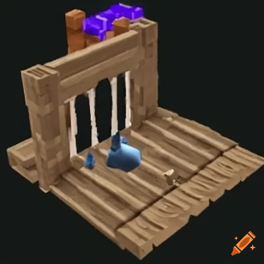 Image of javacraft realms stands on Craiyon