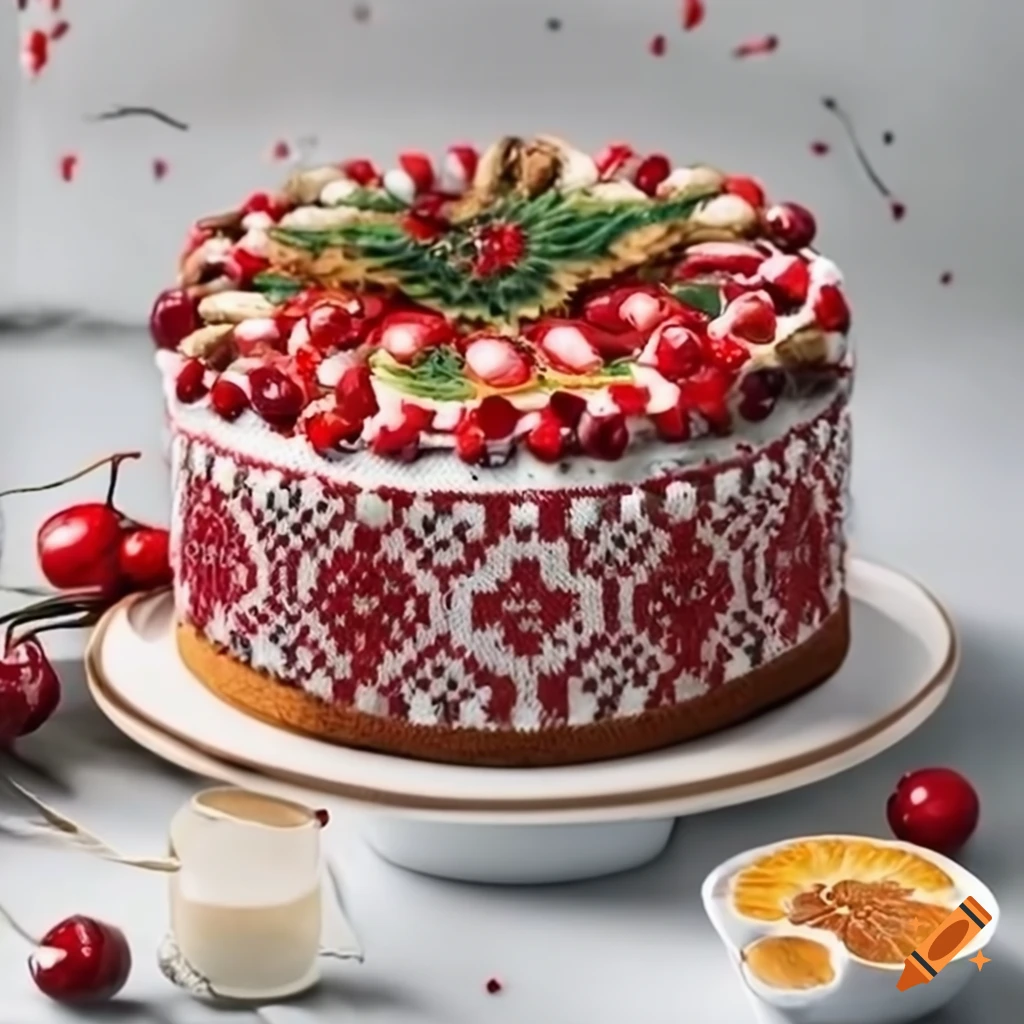 Strawberry christmas tree on Craiyon