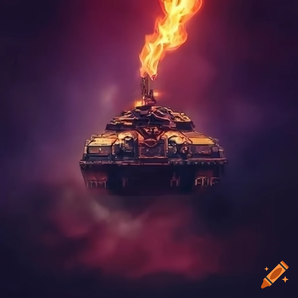 Image of a futuristic space tank with advanced laser weaponry on Craiyon