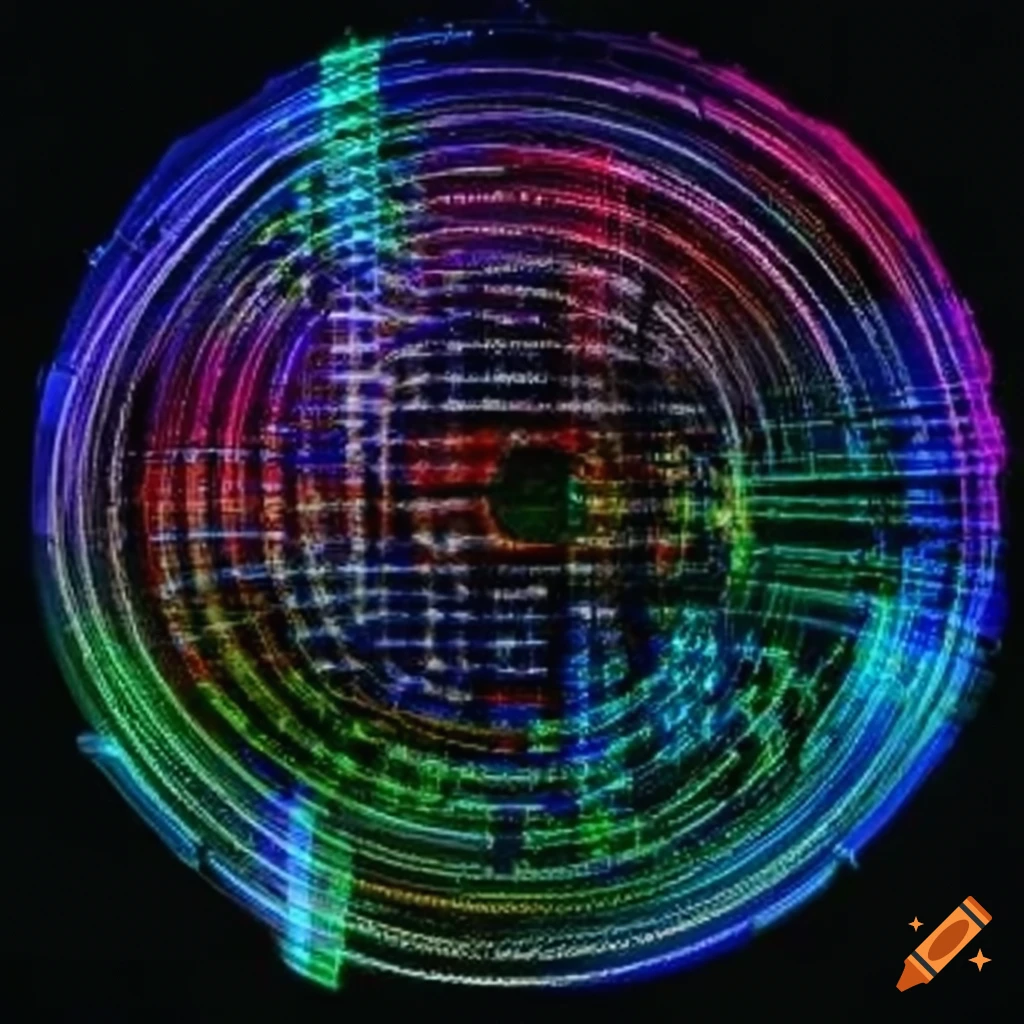 Visual representation of police data analysis on Craiyon