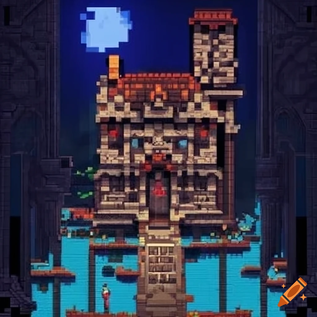 Simon belmont facing a gate of a medieval vampire castle under a stormy ...