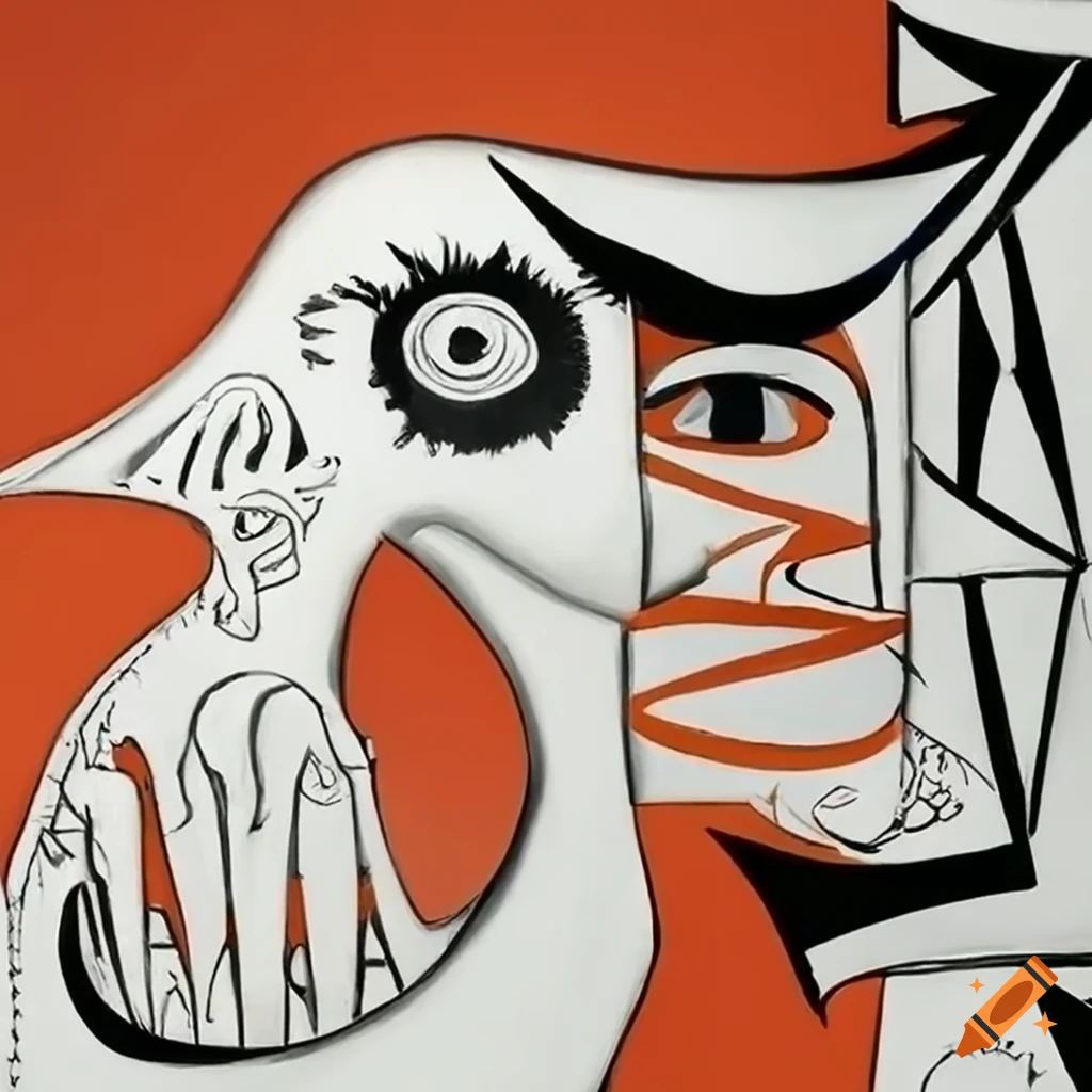 Bird inspired by picasso's art style on Craiyon