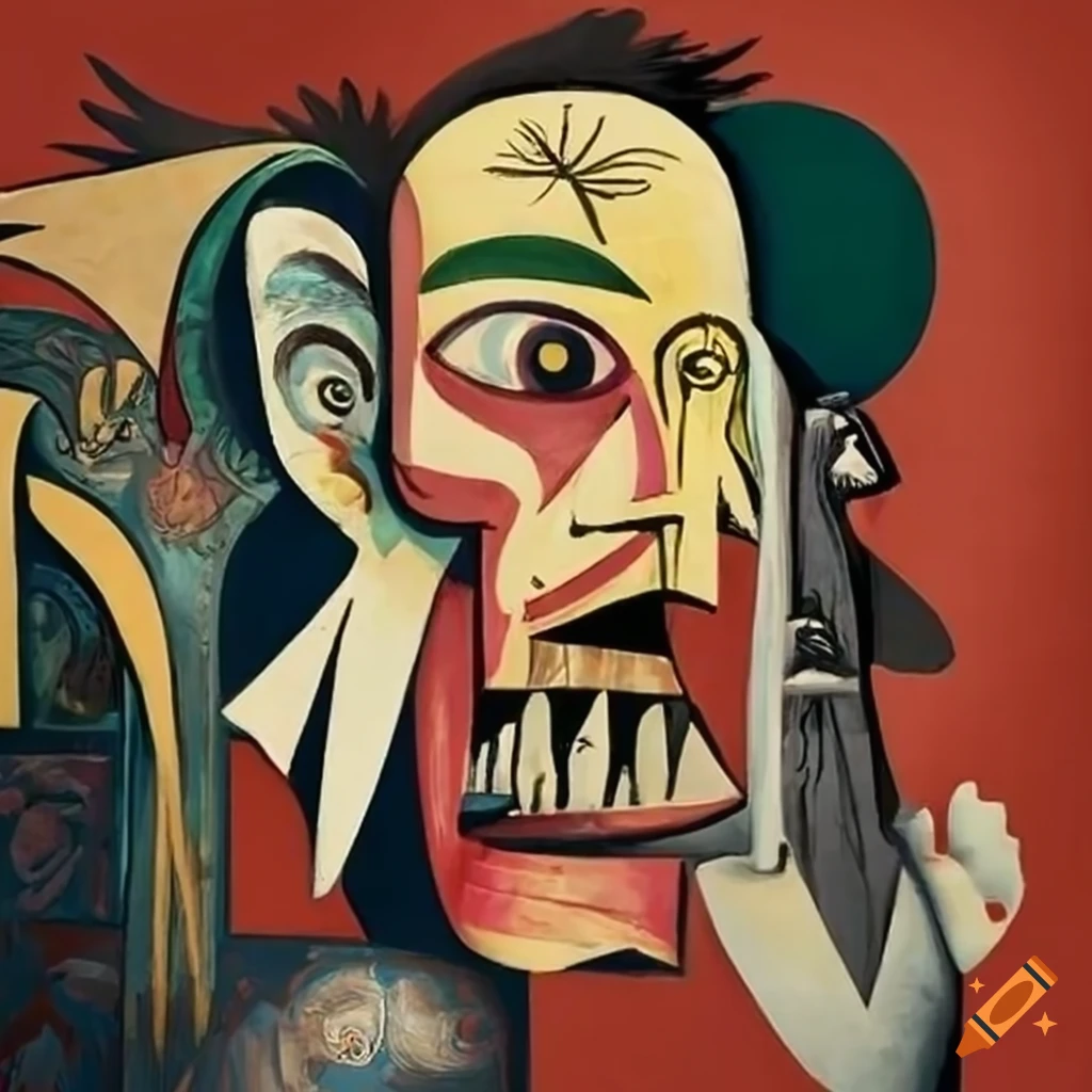 Artistic reinterpretation of picasso's guernica with barça characters ...