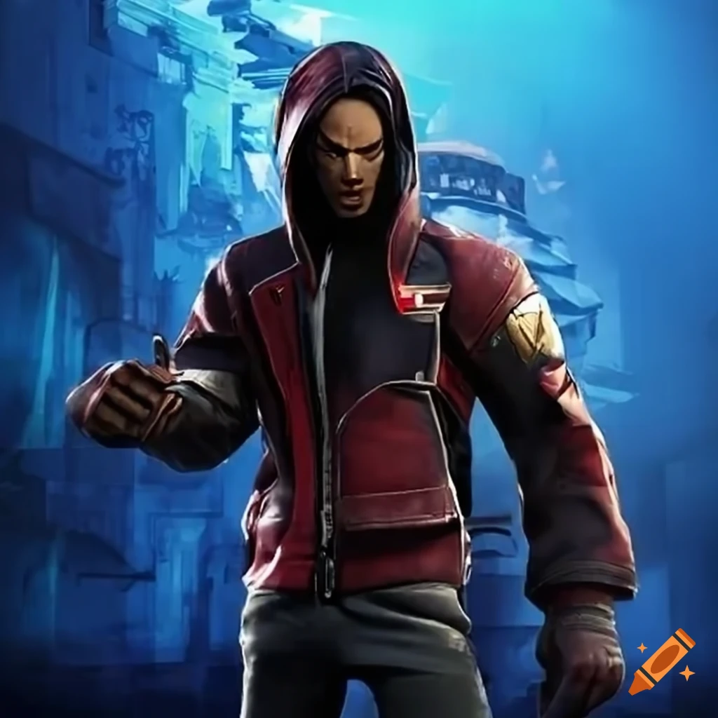 Stylish jacket inspired by fighting games on Craiyon