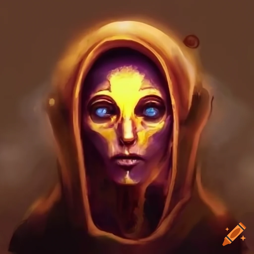 Digital illustration of an unrecognized patron on Craiyon