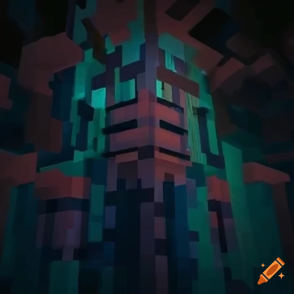 Modded minecraft universes on Craiyon