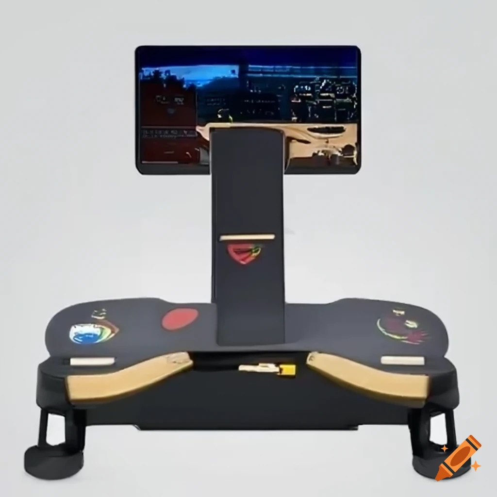 Skateboarding simulator game hardware on Craiyon