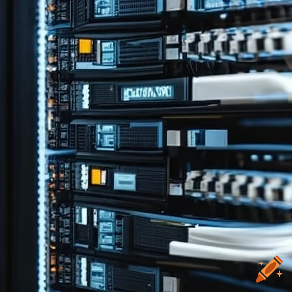 Illustration of server growth on Craiyon