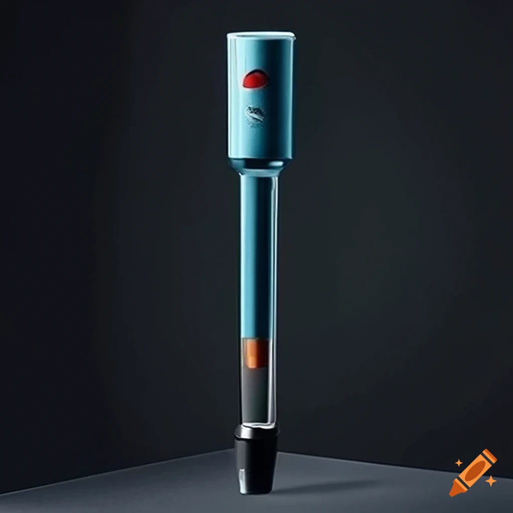 Cordless electronic coffee stirrer in a compact holder on Craiyon