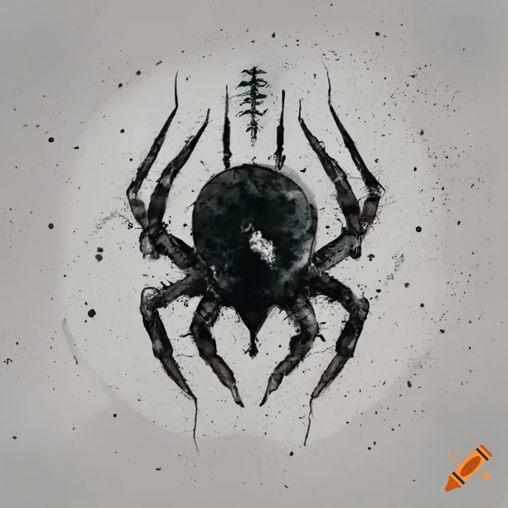 Logo of black spiders private military company