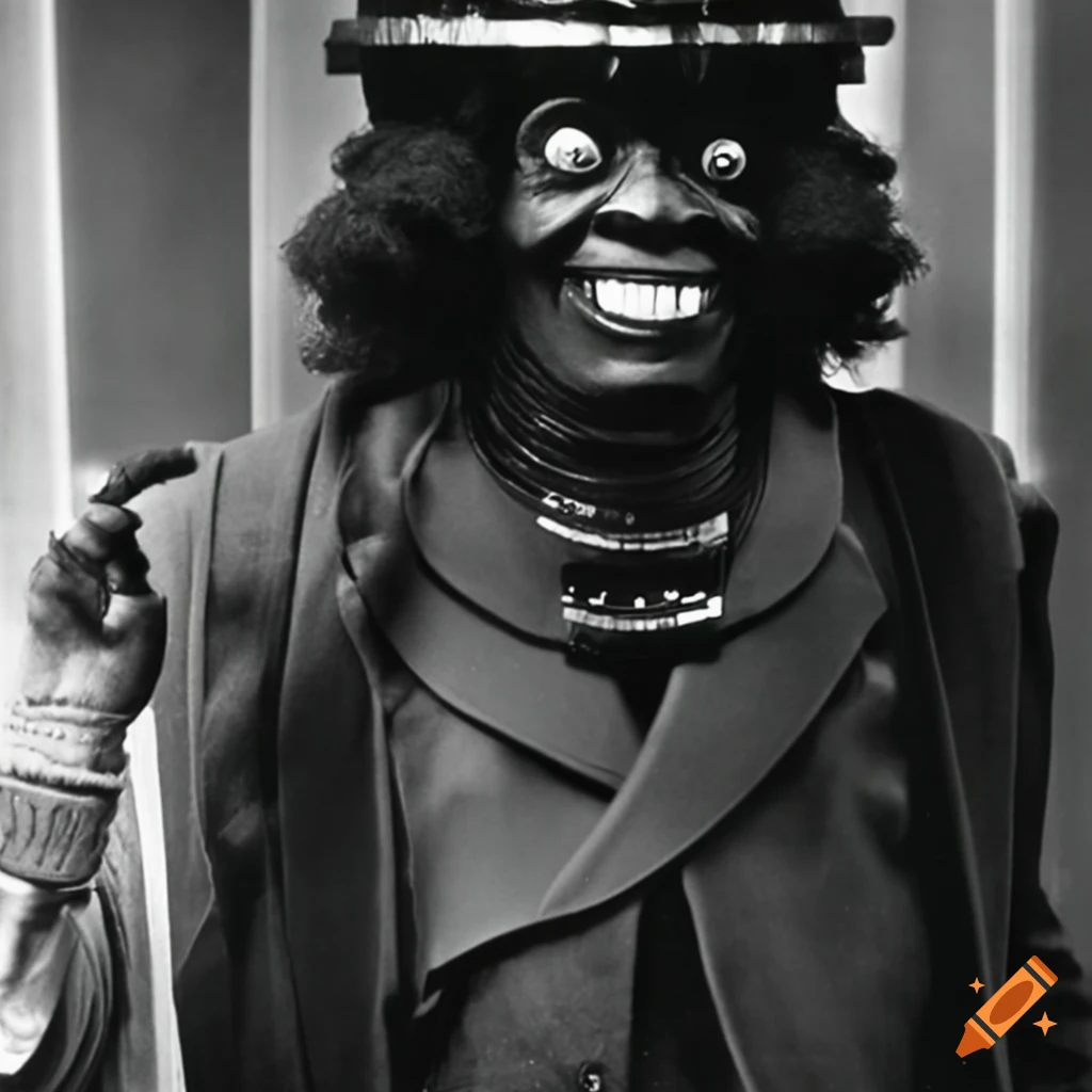 Funky black doctor who costume from 1979 on Craiyon