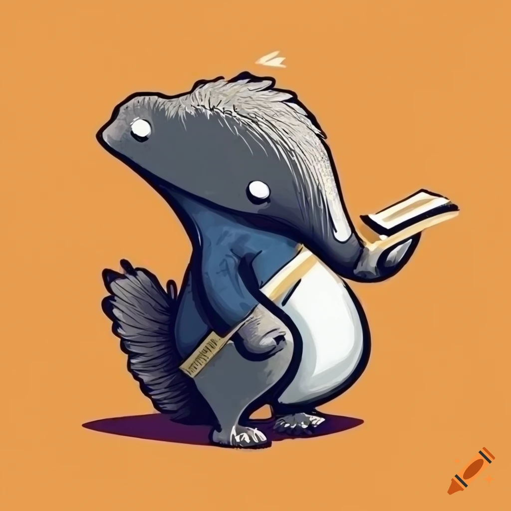 Sketched logo of an academic planning website featuring a book-carrying ...