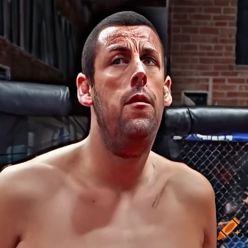 Adam sandler as an mma fighter on Craiyon