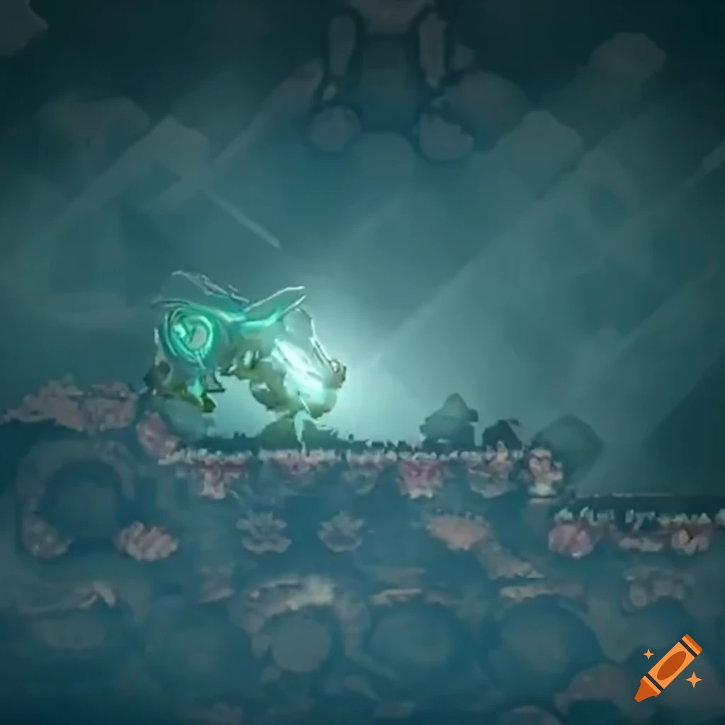 Sprites of creatures from metroid dread game on Craiyon