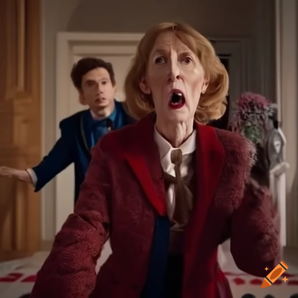 Explosive scenes from Doctor Who 60th Anniversary Special on Craiyon