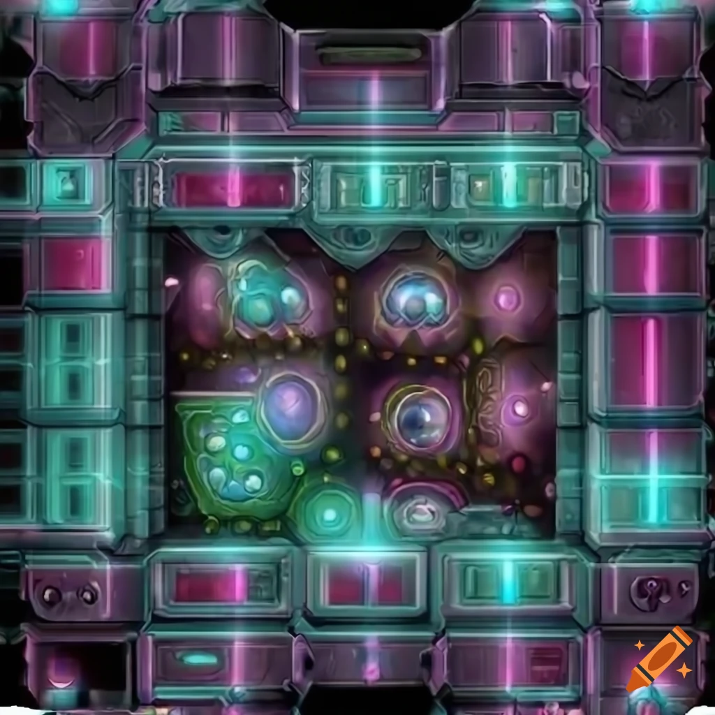 Realistic 2d game background with bubble tiles