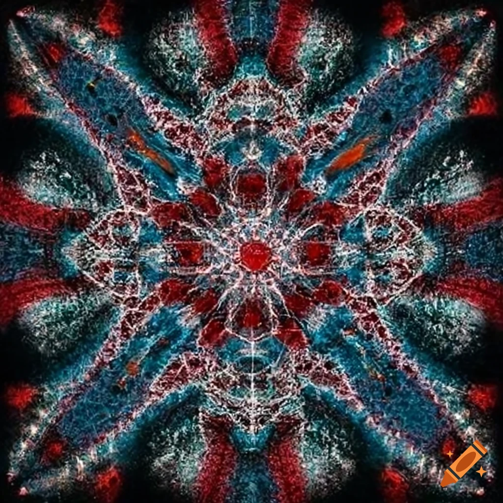 Red and white double six-pointed star