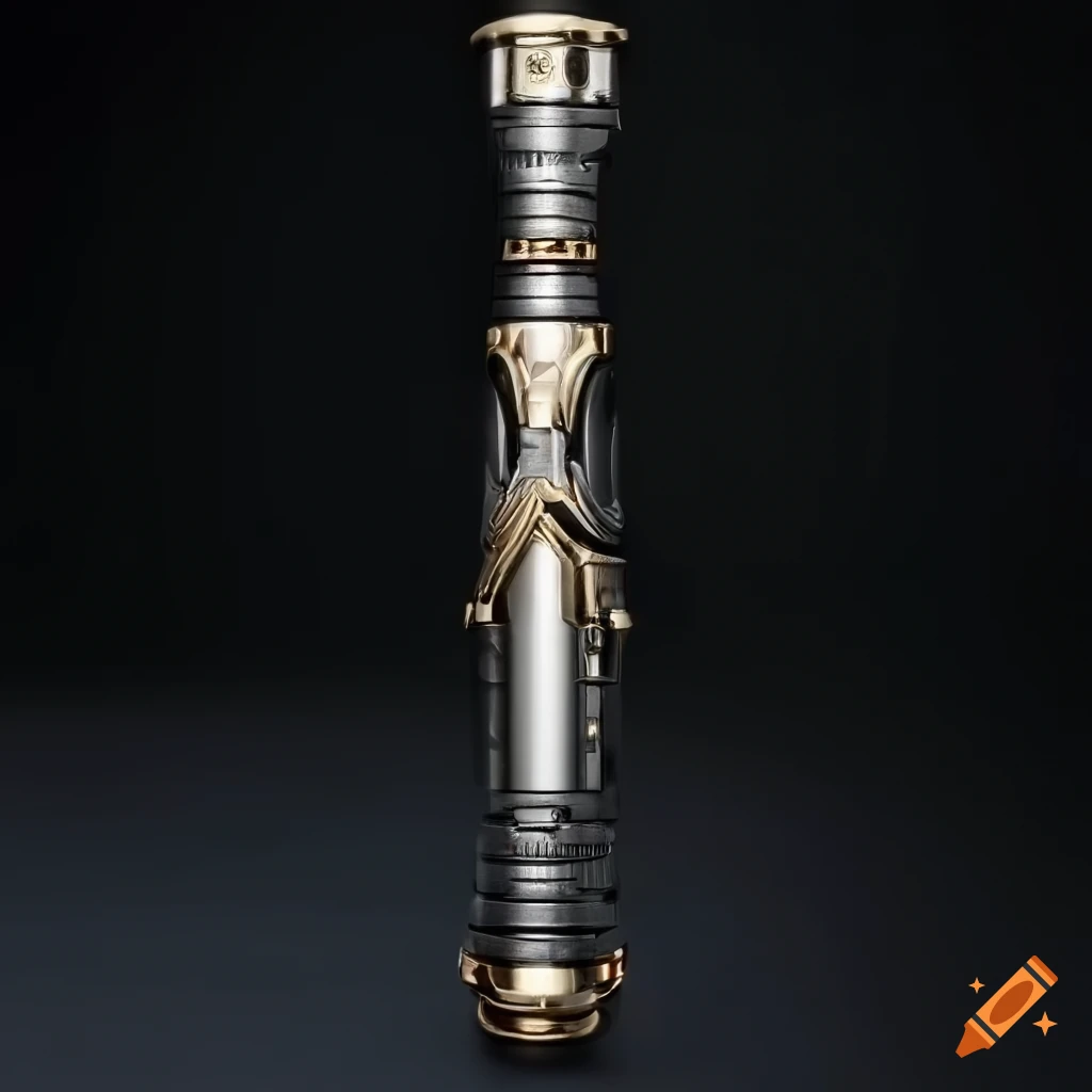 Impressive and detailed lightsaber hilt design on Craiyon