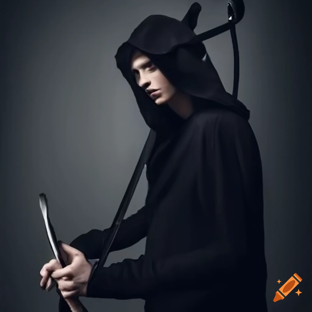 Image of a charismatic young man with a rapier