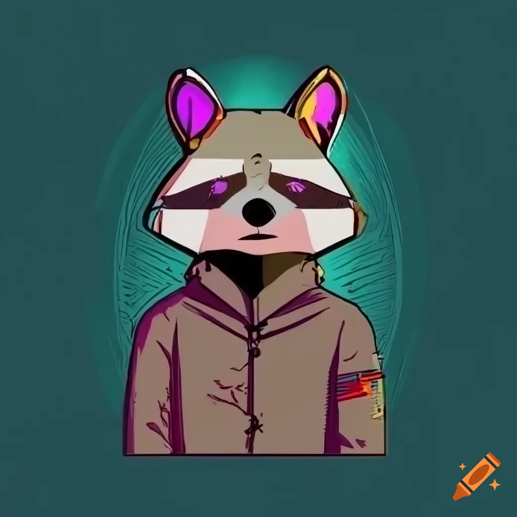 Evil Raccoon Clipart