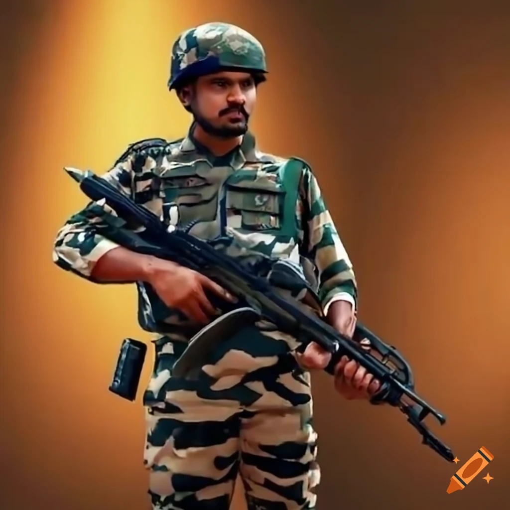 Crpf Officer Reuniting With Loved Ones On Craiyon