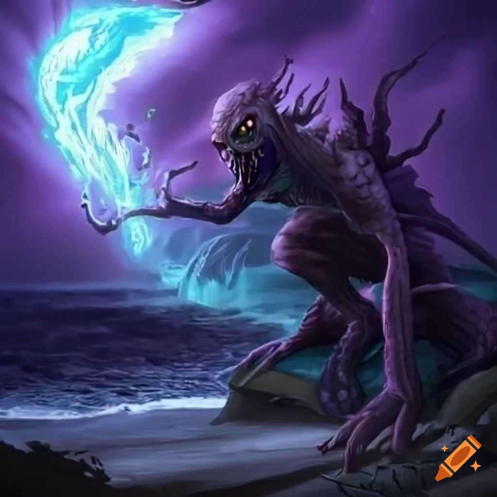 Legendary moor monster on Craiyon