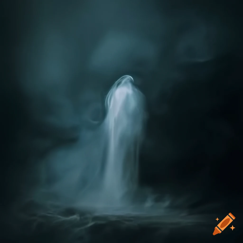 Image of a smoky ghost on Craiyon