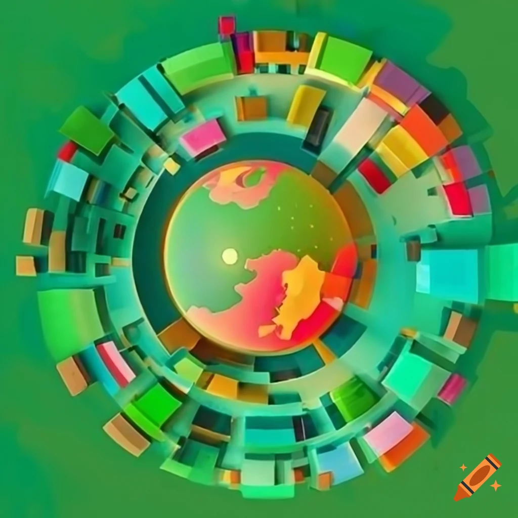 Circular Image Representing Sustained Economic Growth On Craiyon circular-image-representing-sustained-economic-growth-on-craiyon