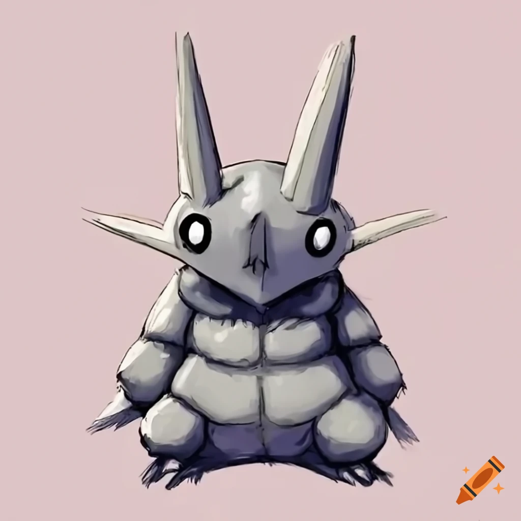 Close-up of aggron's head on Craiyon