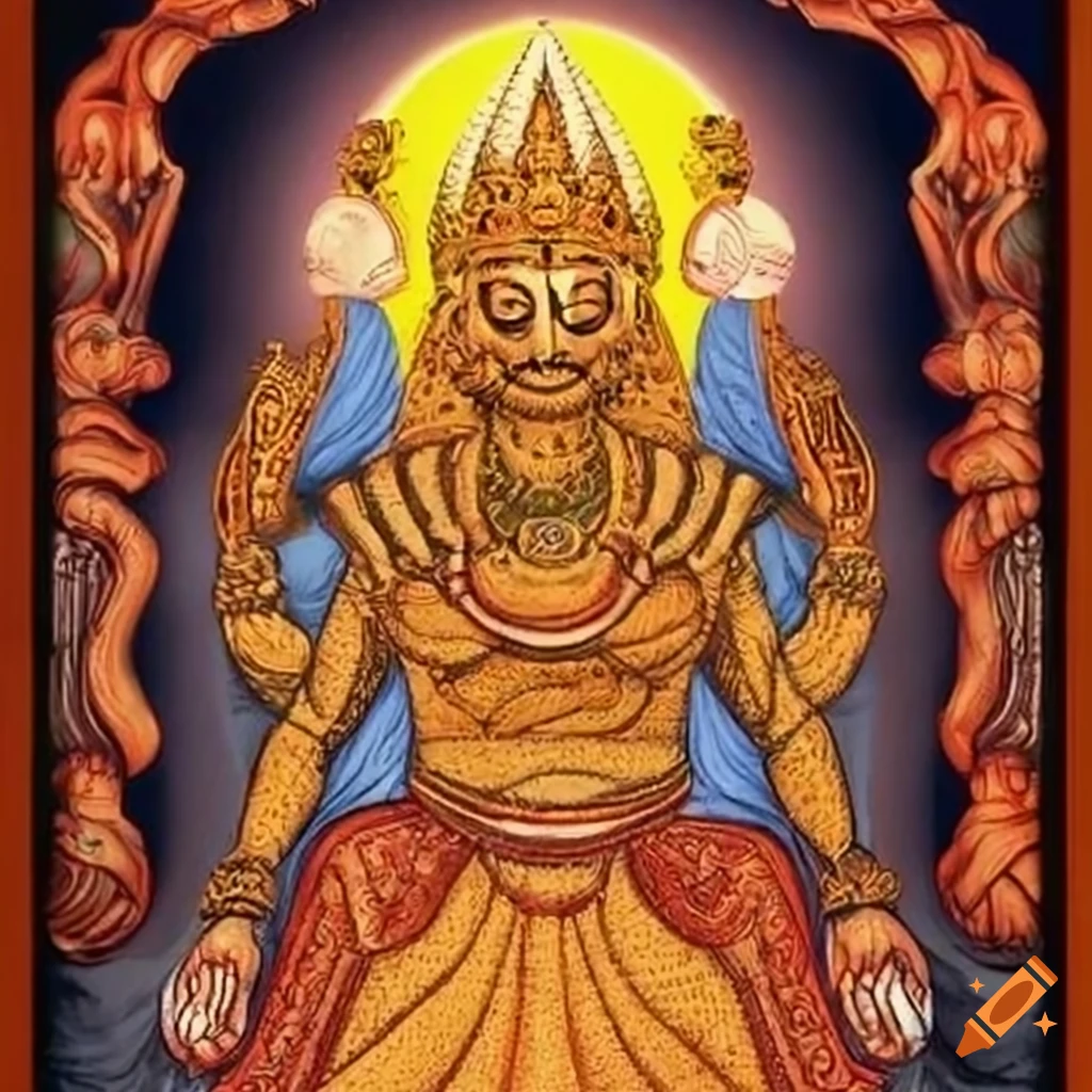 Representation of a deity on Craiyon