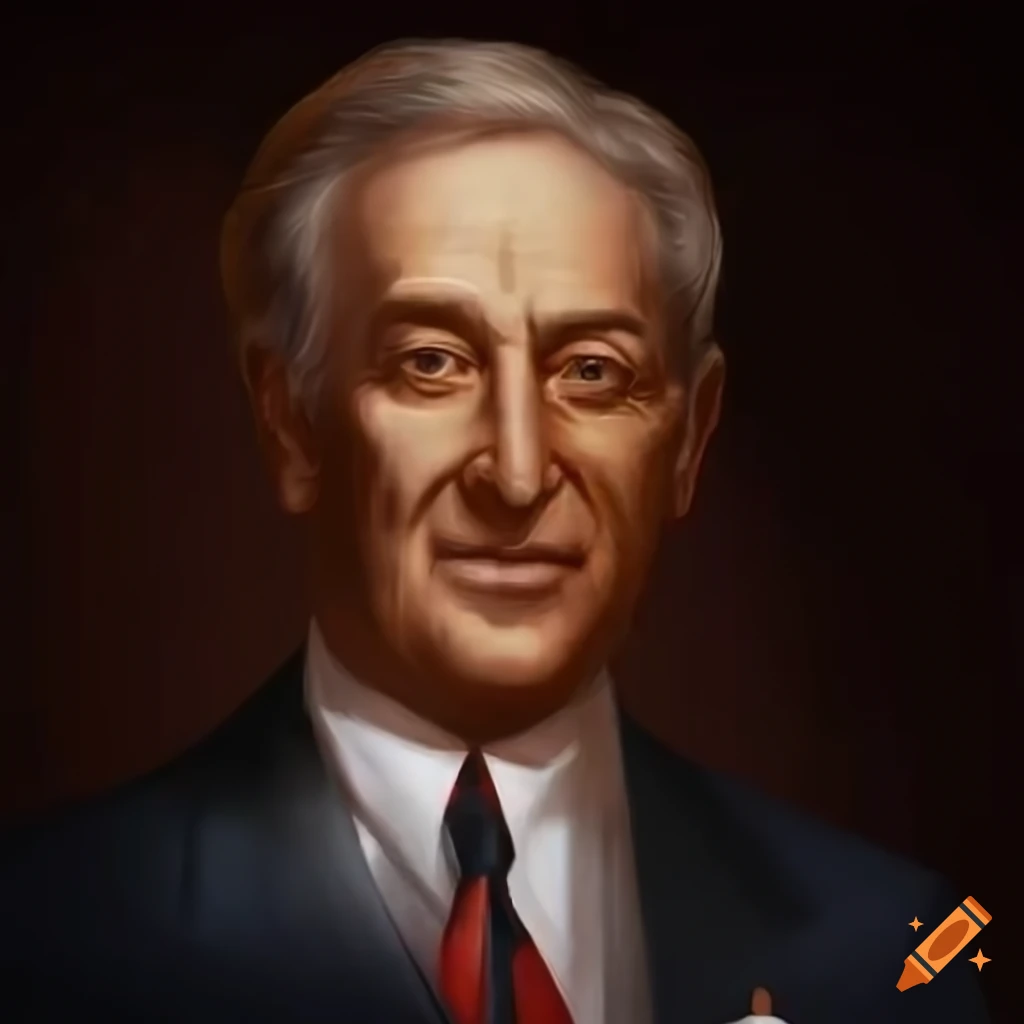 Portrait of a politician on Craiyon