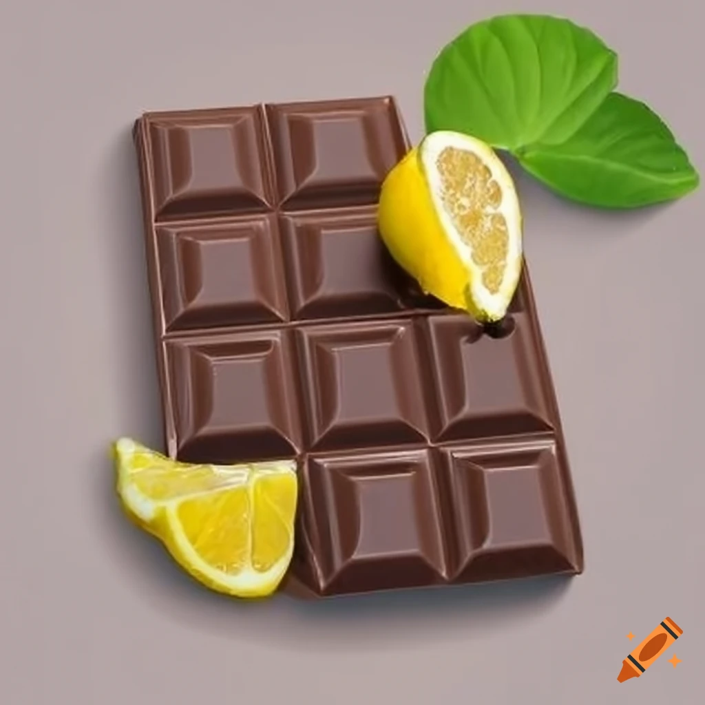 Delicious chocolate with a hint of lemon