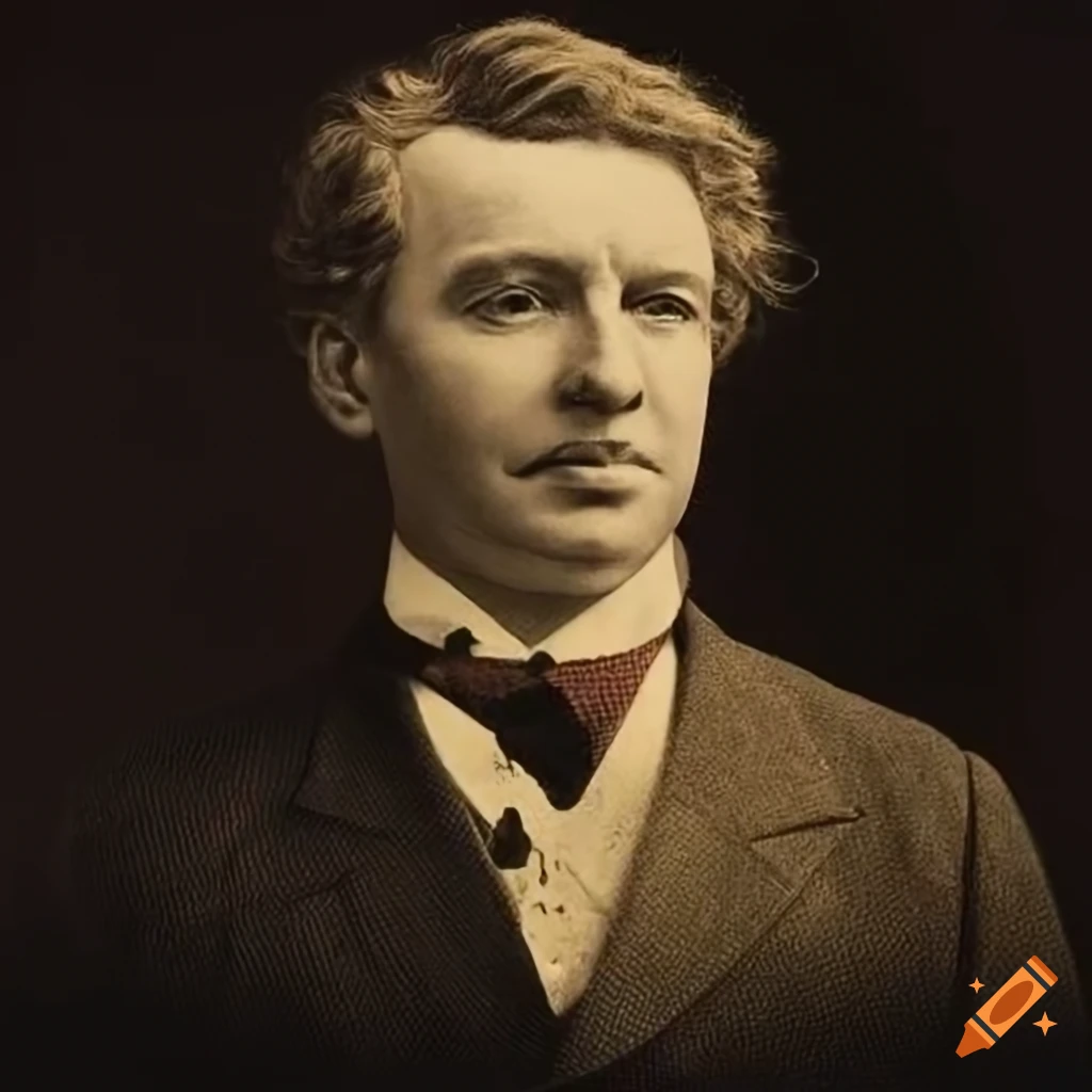 Portrait of charles crump, a footballer from 1880 on Craiyon