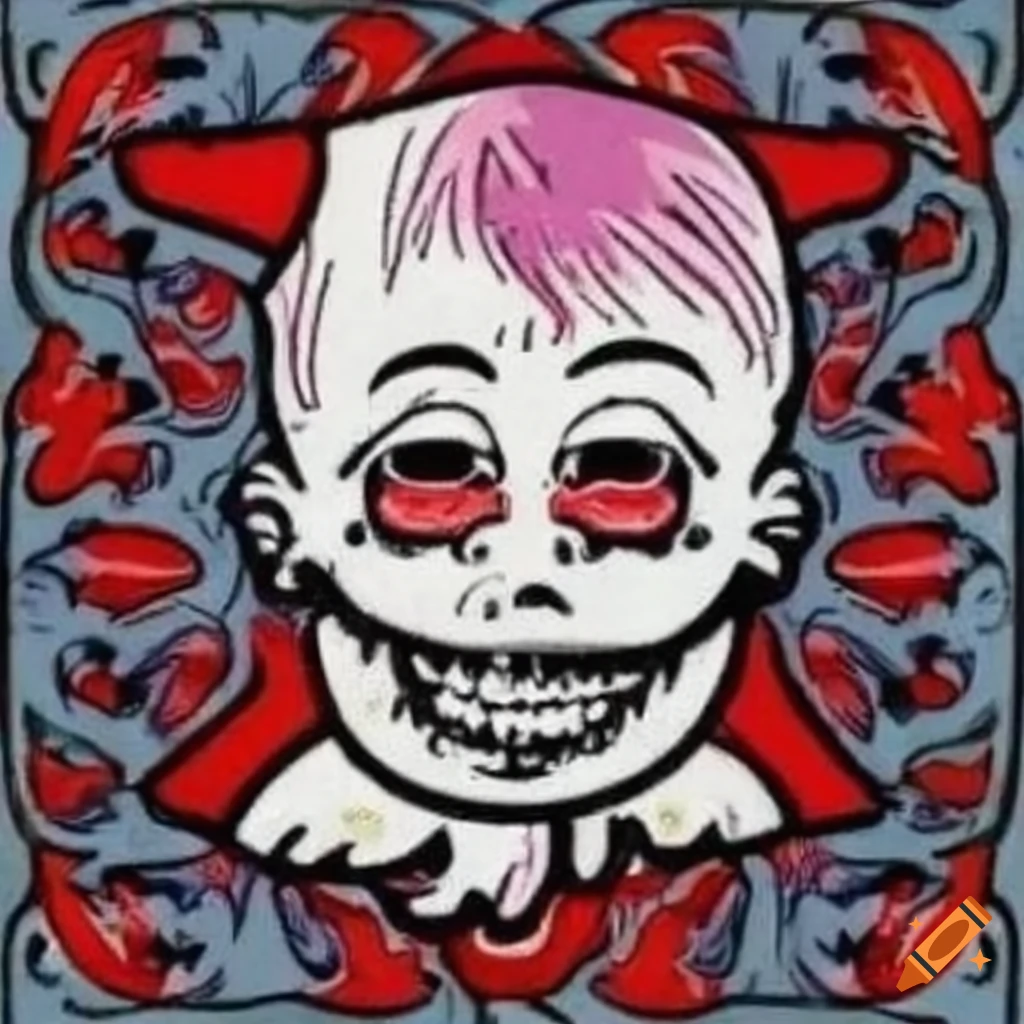 Artistic representation of various phobias