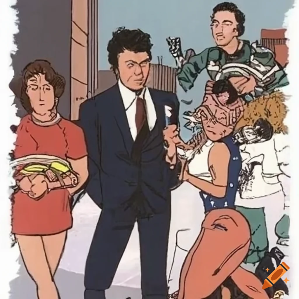Cover of the adventures of buckaroo banzai comic on Craiyon