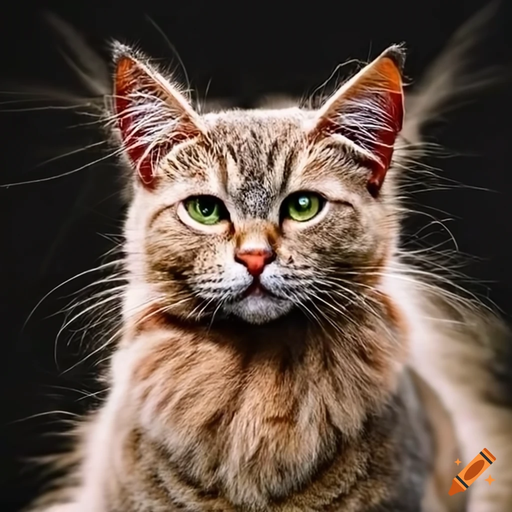 Photograph of a cute cat