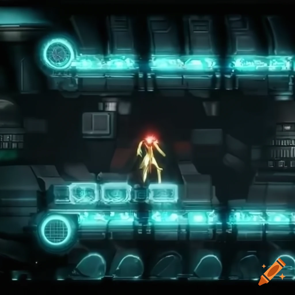 High resolution realistic tiles of metroid dread game